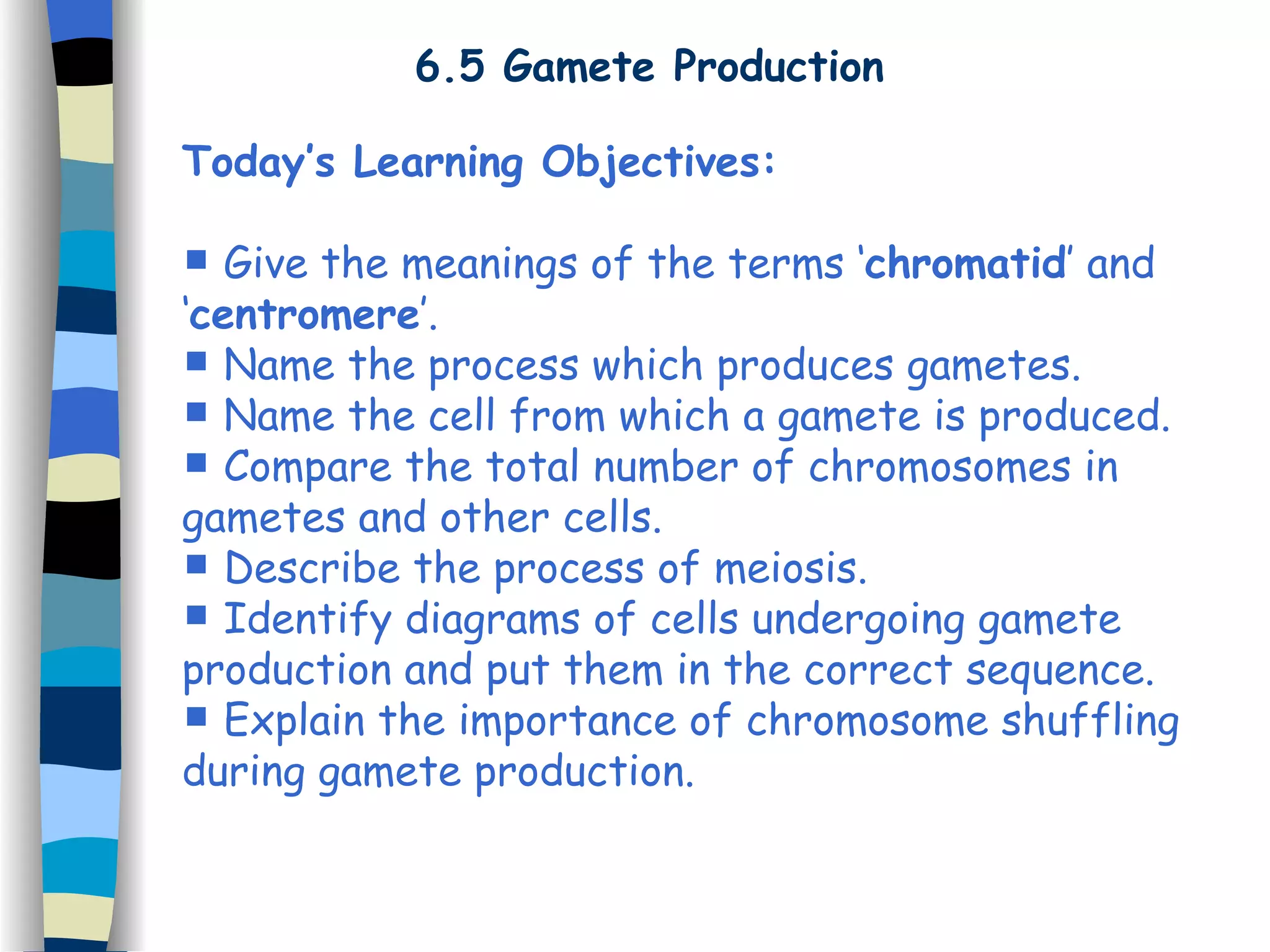 6. Sex Cells & Fertilisation | PPT