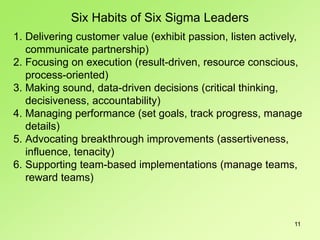 6-sigma green belt introduction | PPT