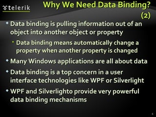 Simple Data Binding | PPT