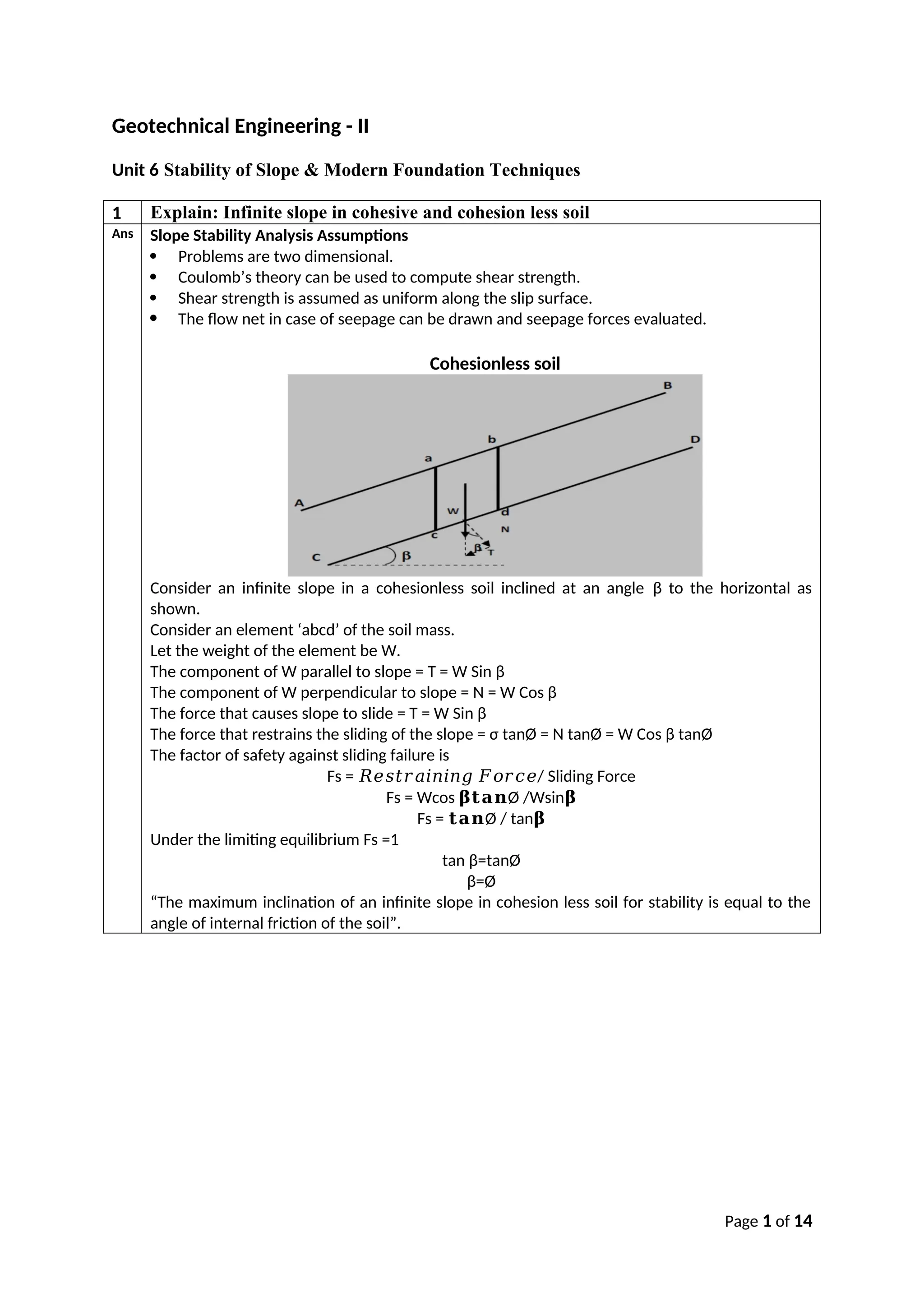 6-slope & soil stabilization.docx- GT- II | DOCX