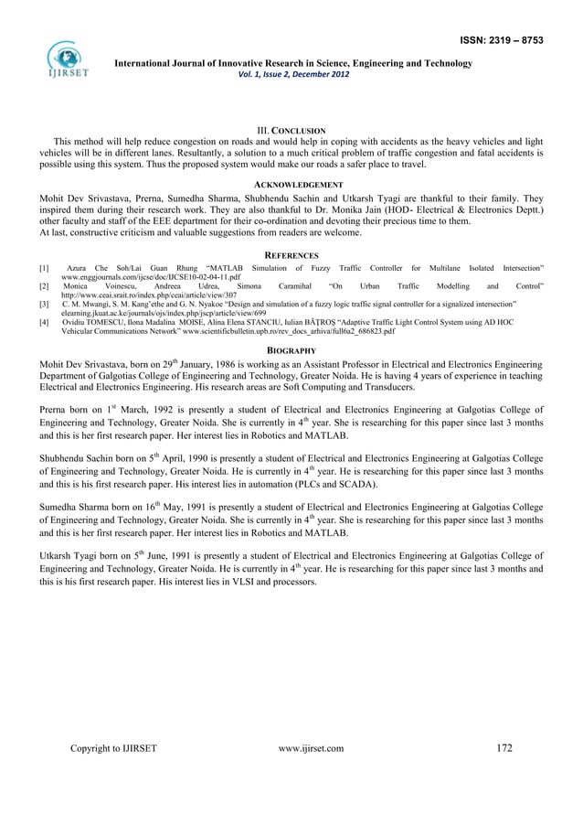 6 smart traffic control | PDF