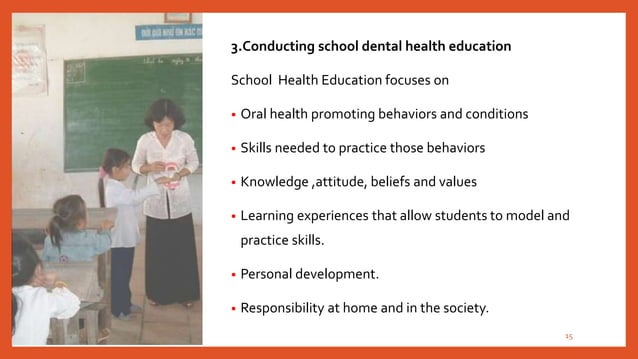 SCHOOL ORAL HEALTH PROGRAMMES | PPTX