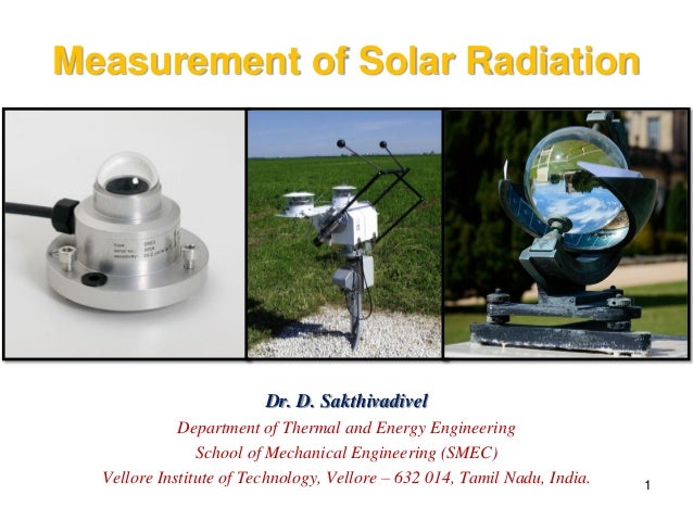 6-Solar Measuring Instruments - Pyranometer, Pyrheliometer - Solar Radiation Data-19-07-2022 [19 ...