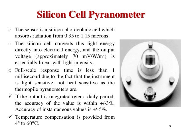 6-Solar Measuring Instruments - Pyranometer, Pyrheliometer - Solar ...