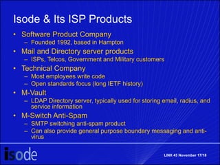 isode-dealing-with-spam-november2003.ppt
