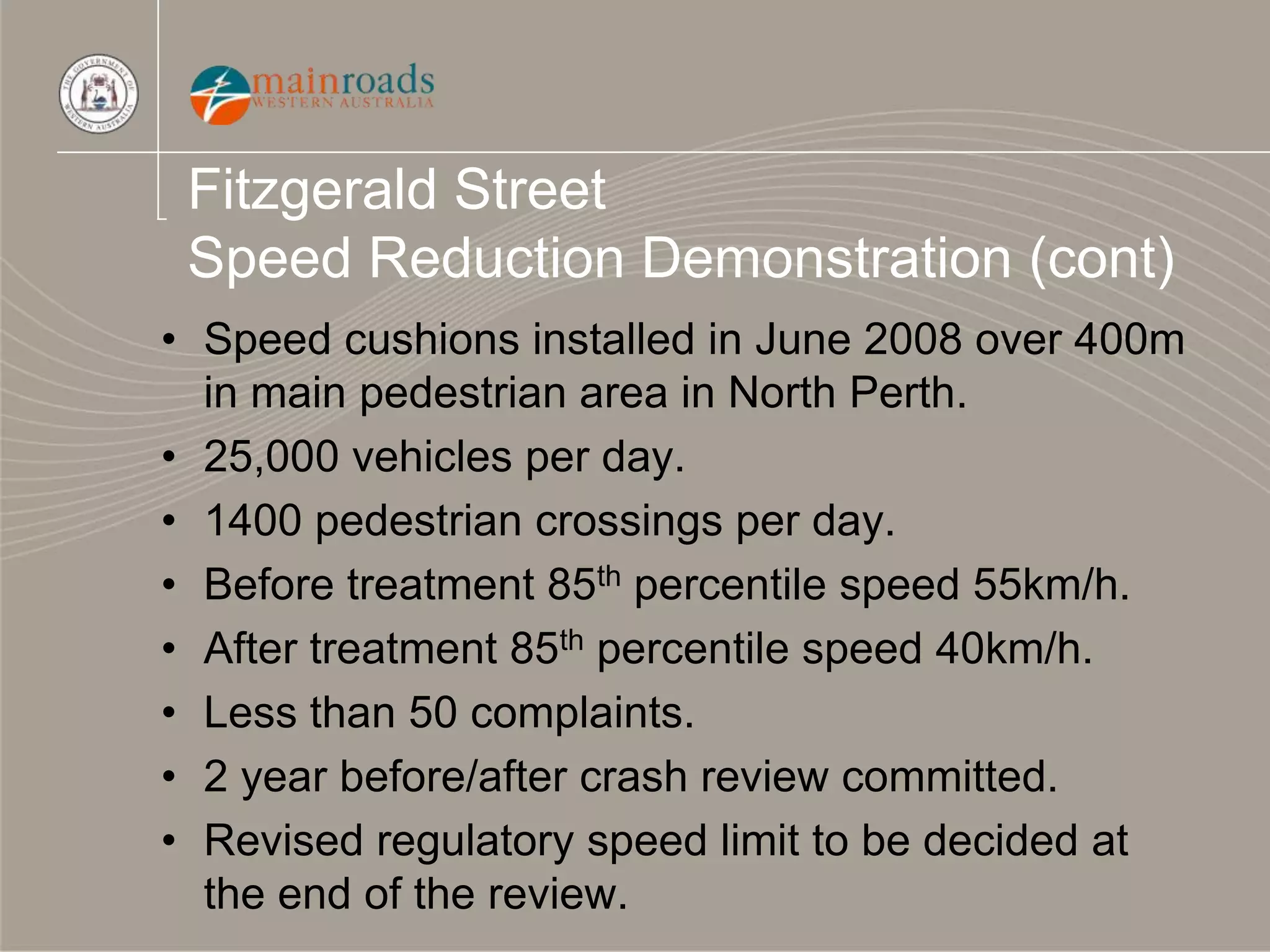 Speed Zoning Presentation by Craig Wooldridge | PPTX
