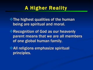 Spiritual Values and Leadership | PPT