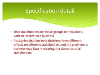 6. stakeholders | PPTX | Green Solutions | Business