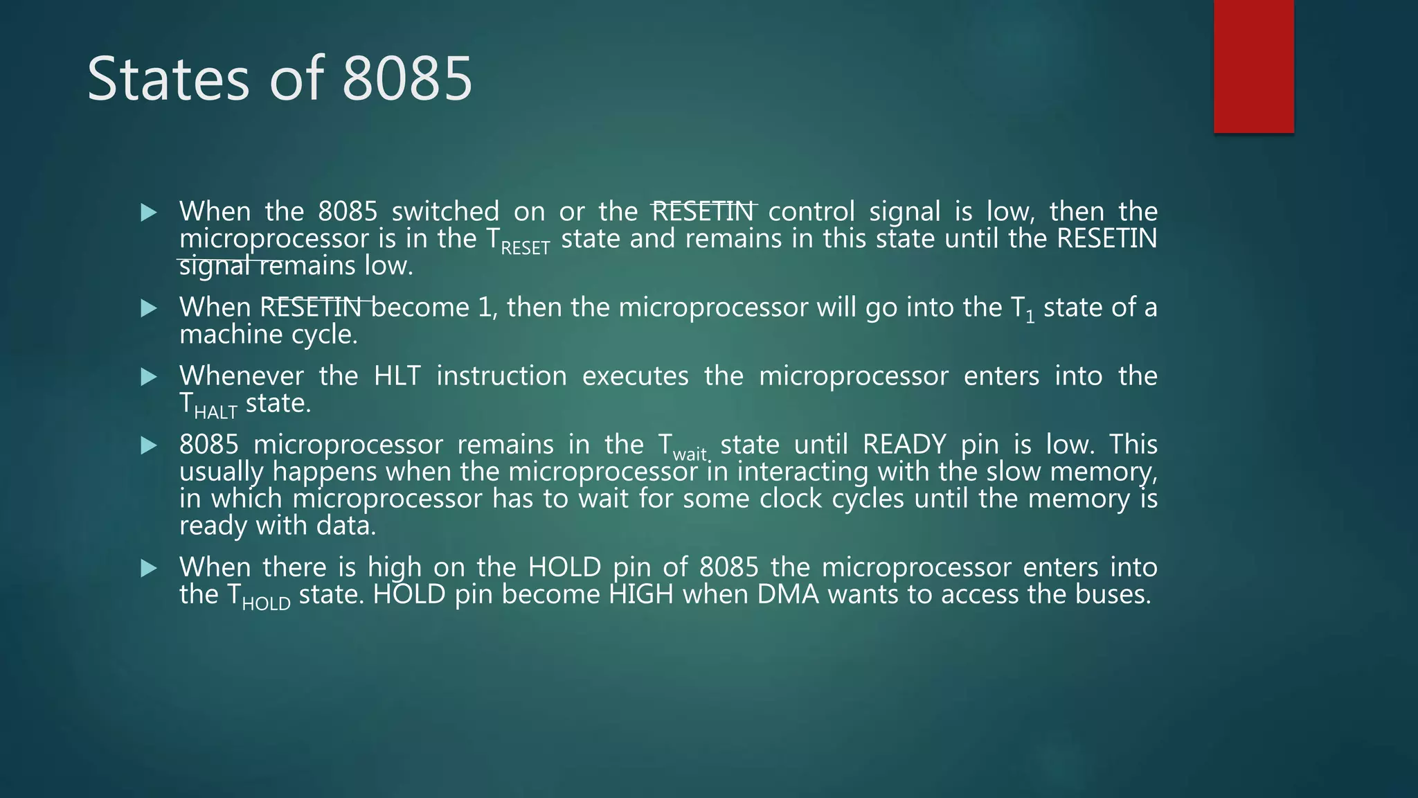 State transition diagram 8085 | PPTX