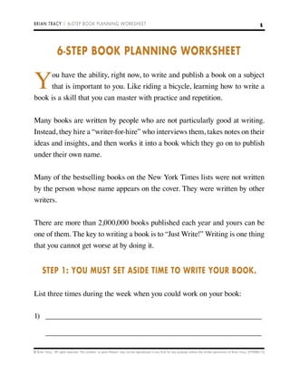 6 step-book-planning-worksheet | PDF