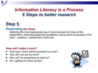 6 Steps Library Pd Presentation | PPT | Internet for Beginners | Internet