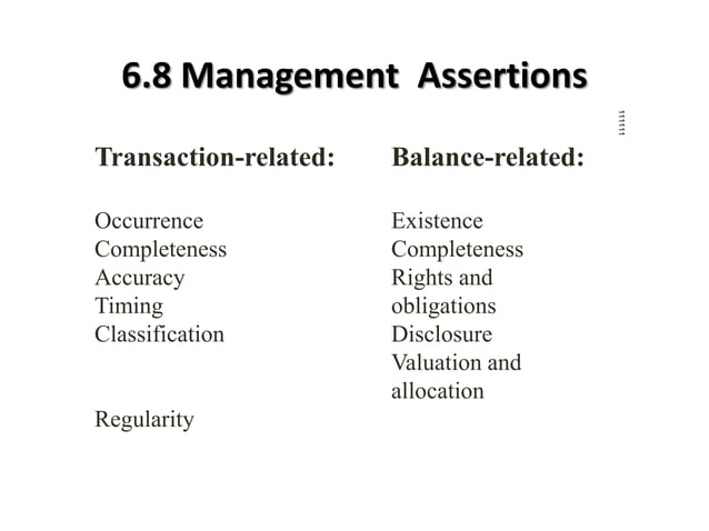 Presentation 6, Steps of system based auditing, Workshop on System ...