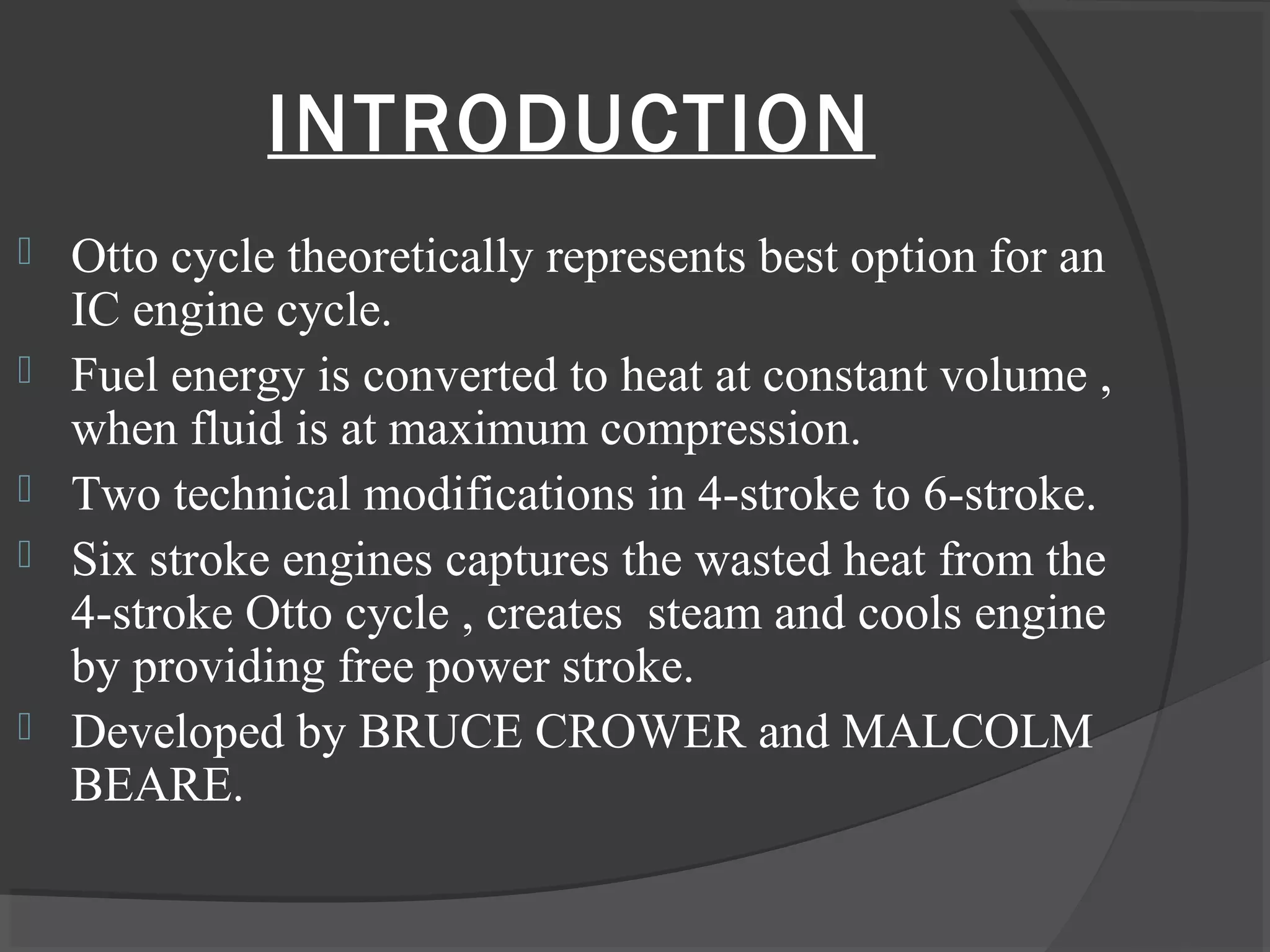 6 stroke engine | PPT