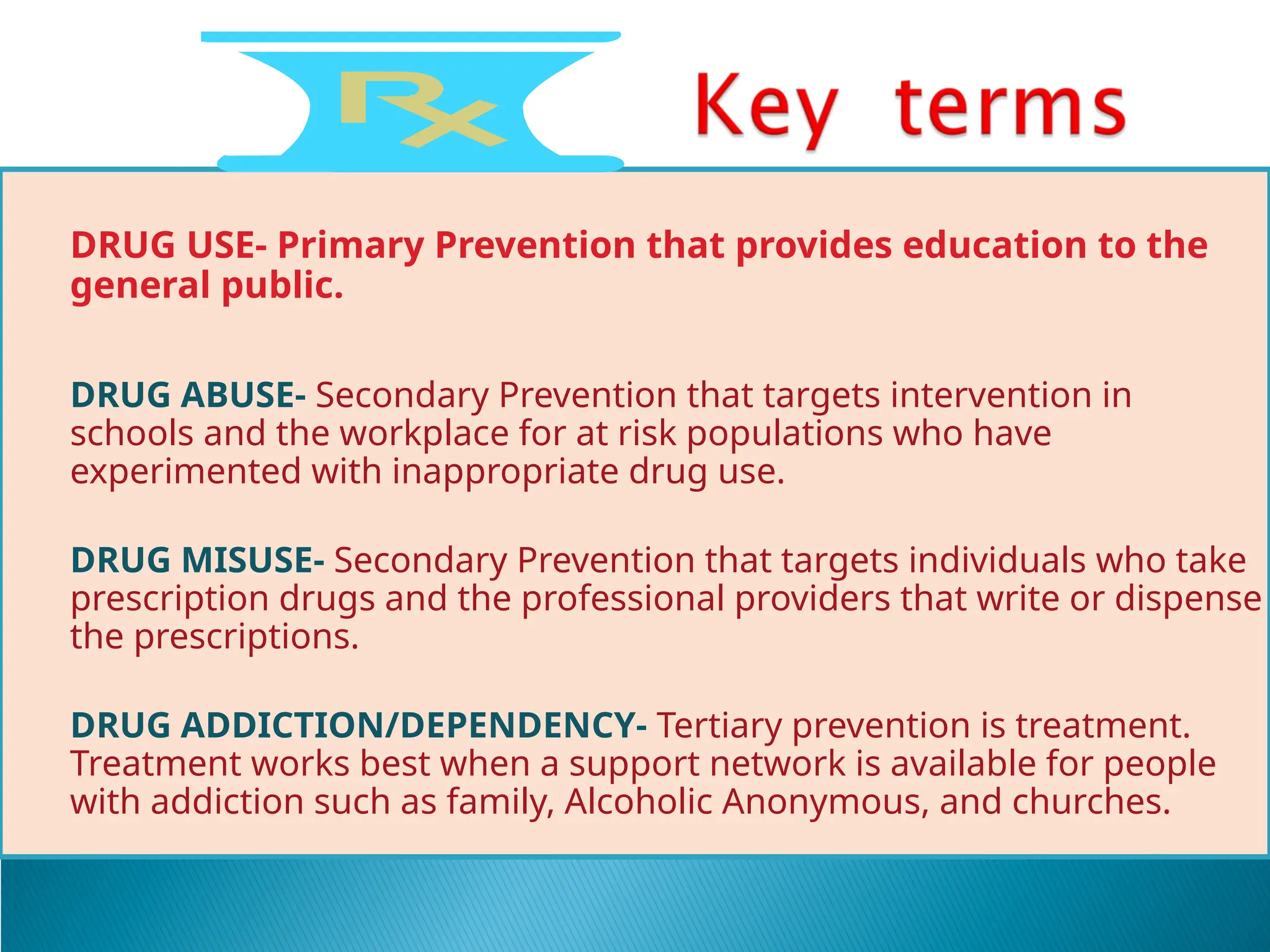 Substance Abuse Prevention: A Public Health Module | PPT