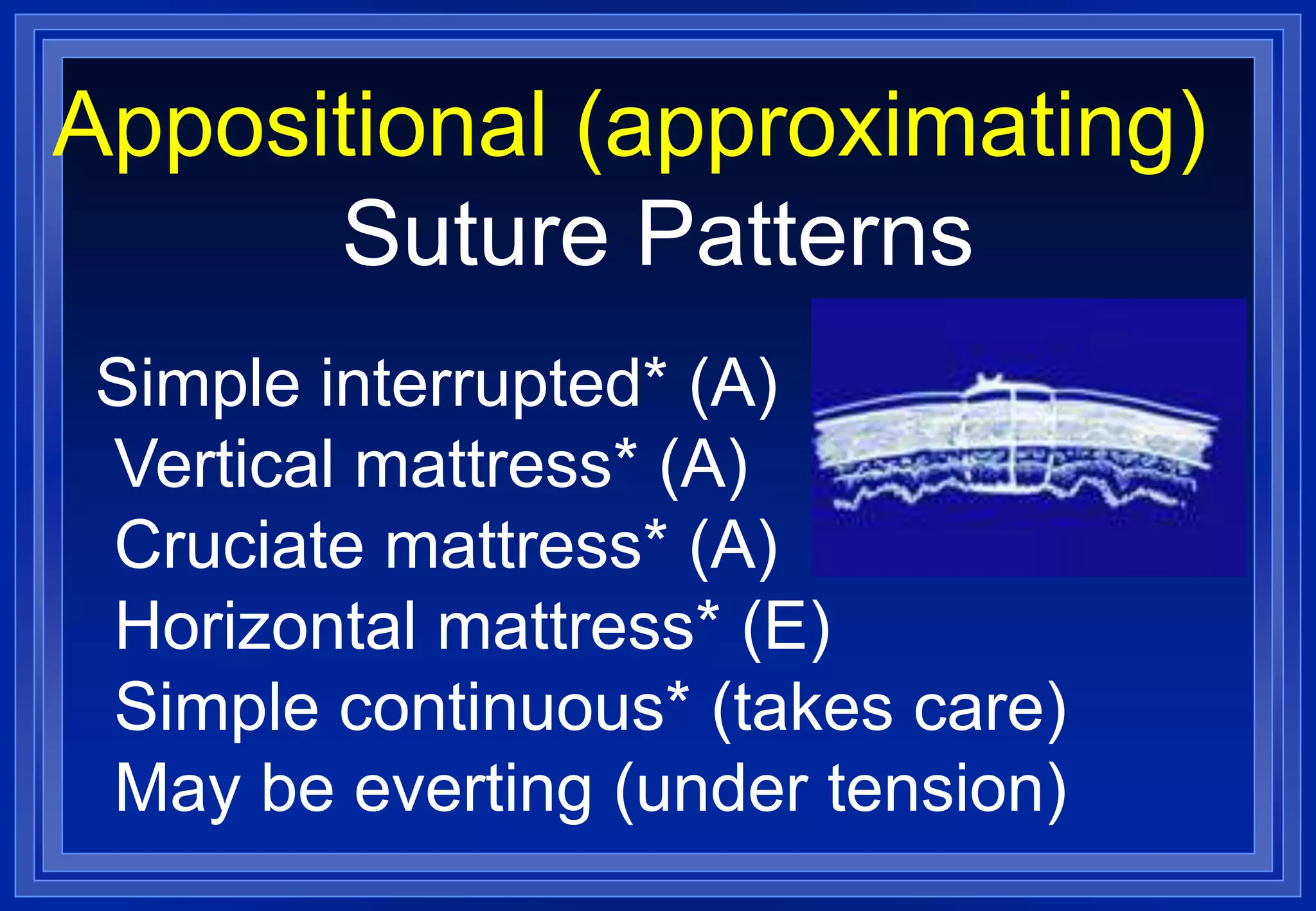 SUTURE PATTERNS.ppt