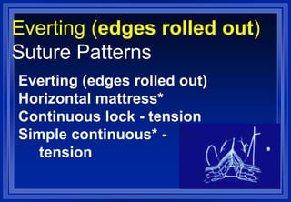 SUTURE PATTERNS.ppt