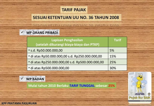 6. tarif pajak & ptkp | PPT