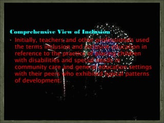 teaching all children (inclusive education) | PPT