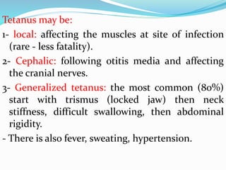 Tetanus | PPTX