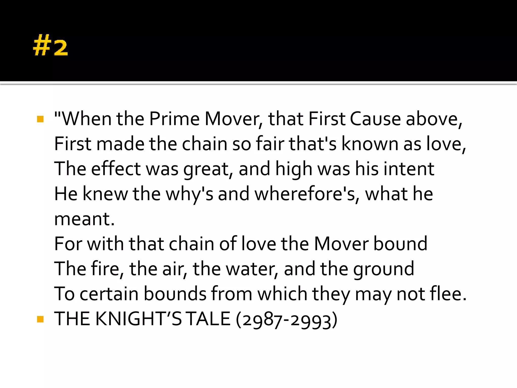 6 the canterbury tales - important quotations | PPT