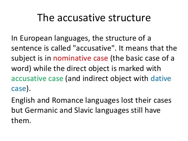 The ergative structure