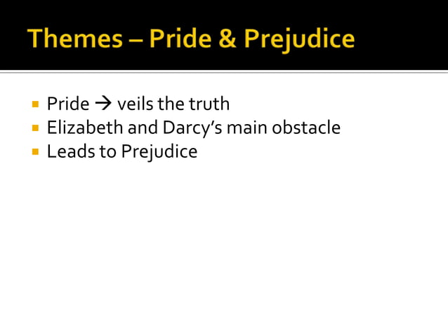 6 themes,motifs,symbols - pride prejudice | PPTX | Books and Literature