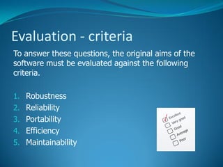 6. The Software Development Process - Evaluation | PDF