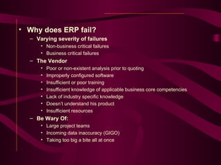 Success and Failure of ERP | PPT
