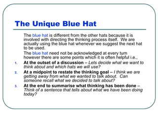 6 Thinking Hats | PPT