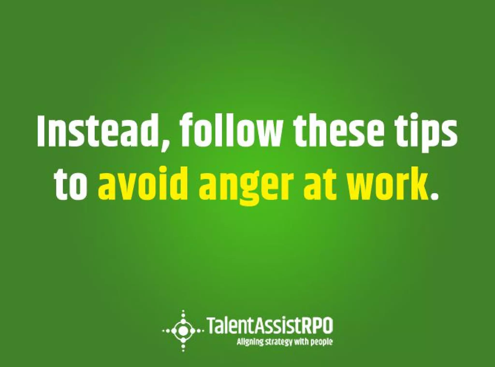 6 Tips To Avoid Anger & Frustration At Work | PDF