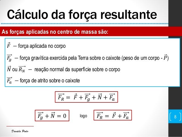 6 trabalho de uma forca