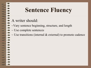 6 traits power point | PPT