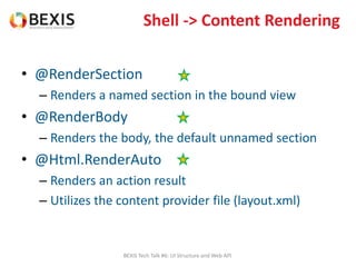 6 The UI Structure and The Web API | PPT