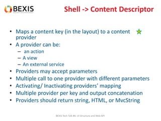 6 The UI Structure and The Web API | PPT