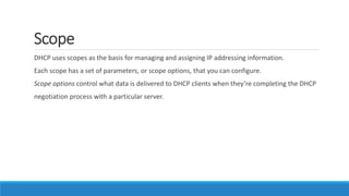 6 understanding DHCP | PPTX