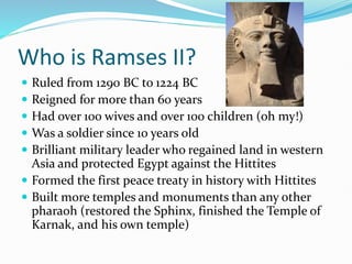 Unit 2 Chapter 5: Ancient Egypt and Kush | PPTX