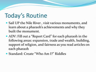 Unit 2 Chapter 5: Ancient Egypt and Kush | PPTX