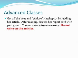 Unit 2 Chapter 5: Ancient Egypt and Kush | PPTX