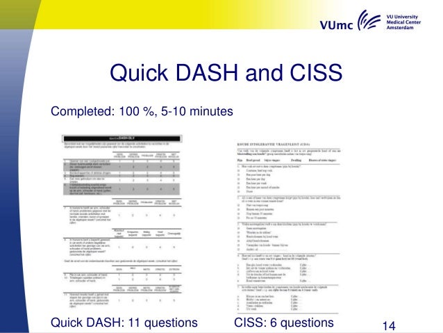 Van Leeuwen M - AIMRADIAL 2015 - Upper limb function