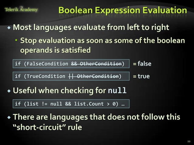 6 Using Control Structures Conditional Statements And Loops Ppt
