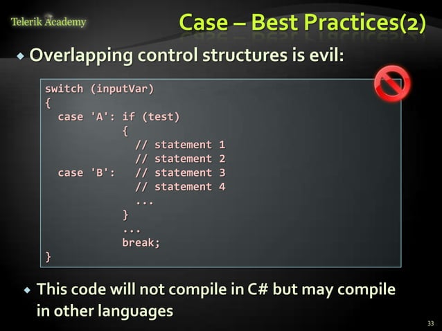 6 Using Control Structures Conditional Statements And Loops Ppt