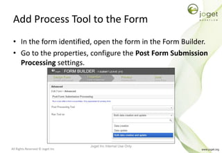 Joget Workflow v5 Training Slides - Module 6 - Using your first Process ...