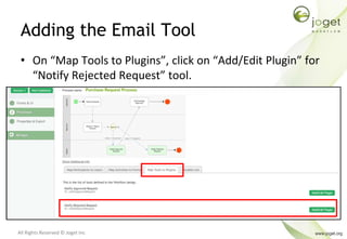 Joget Workflow v6 Training Slides - 6 - Using your First Process Tool | PPT