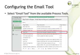 Joget Workflow v6 Training Slides - 6 - Using your First Process Tool | PPT