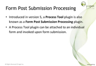 Joget Workflow v6 Training Slides - 6 - Using your First Process Tool | PPT