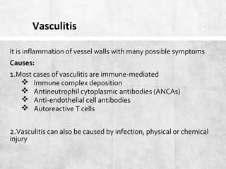 CVS Pathology 6 Vasculitis 2019 sufia husain | PPT