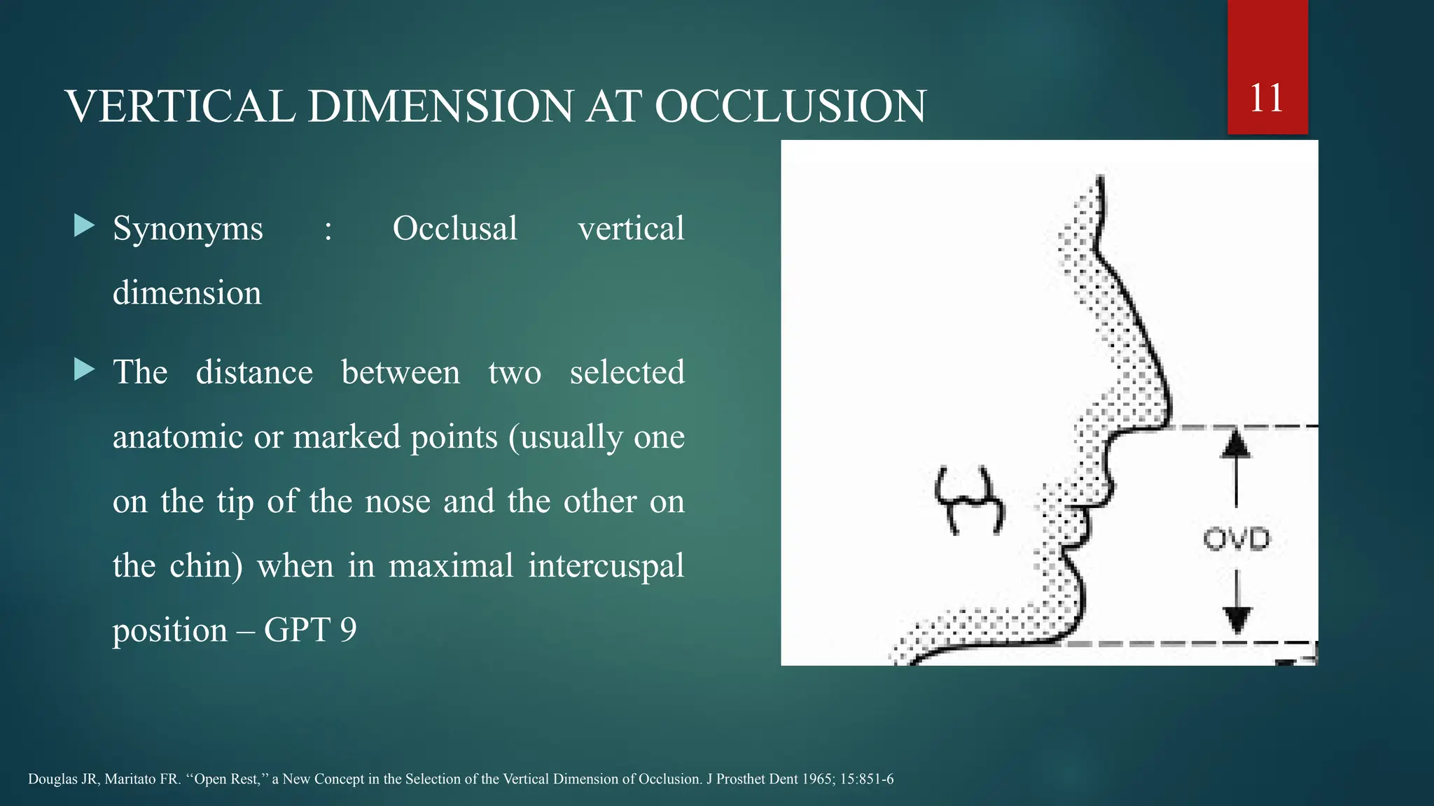 Vertical Jaw Relation | PPTX