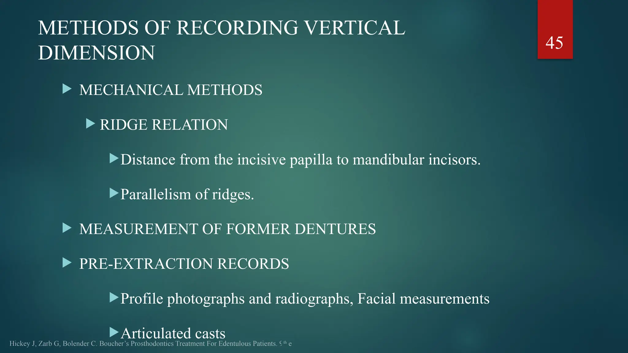 Vertical Jaw Relation | PPT