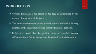 Vertical Jaw Relation | PPTX