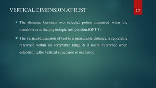 Vertical Jaw Relation | PPTX